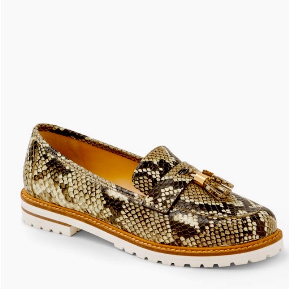 Snake Print Loafer - Gem